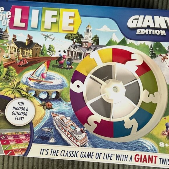 Hasbro | Toys | The Game Of Life Giant Edition | Poshmark